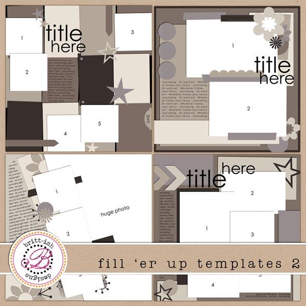 Fill 'Er Up Templates 2 – Britt-ish Designs