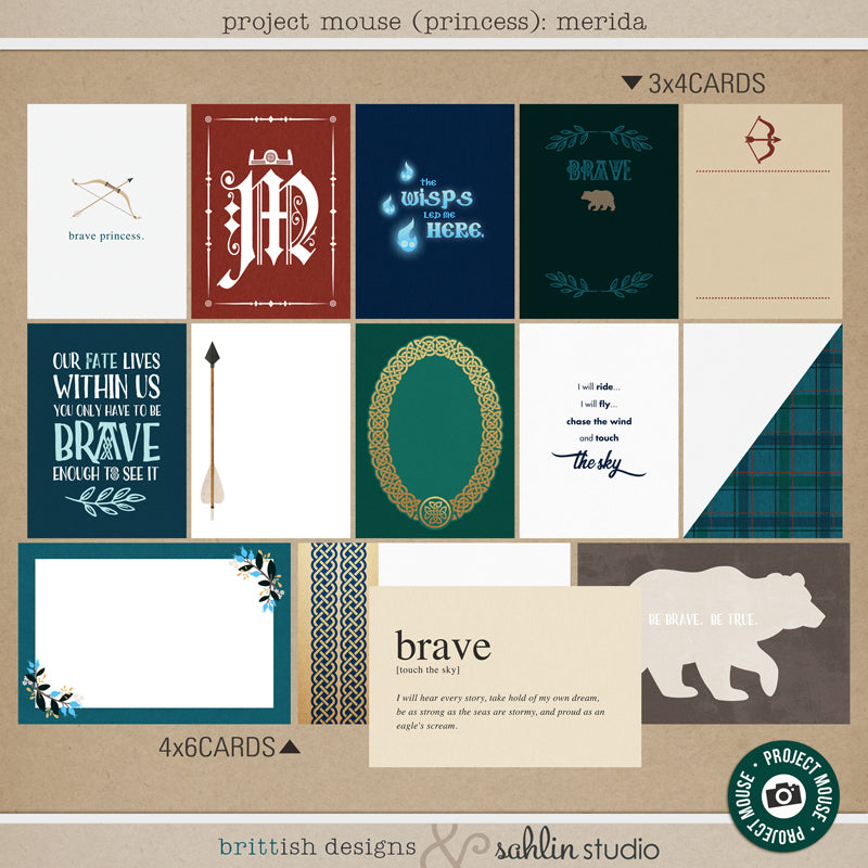 Project Mouse (Princess): Merida Bundle – Britt-ish Designs